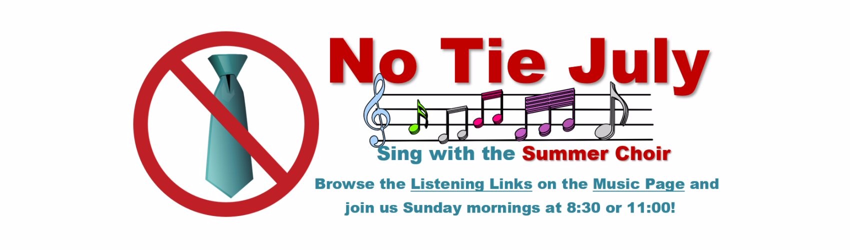 No-Tie-July - Main Street UMC, Kernersville, NC