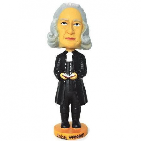 John Wesley Bobblehead - Main Street UMC, Kernersville, NC